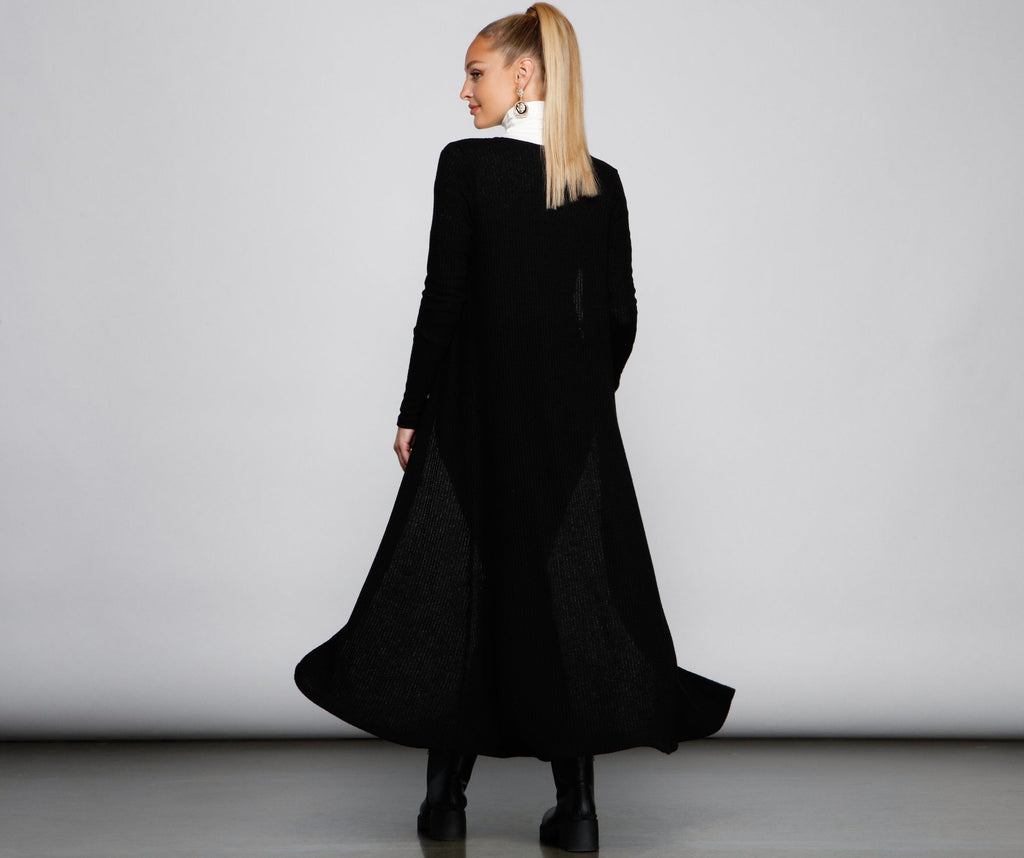 Keeping Knit Cozy Basic Duster