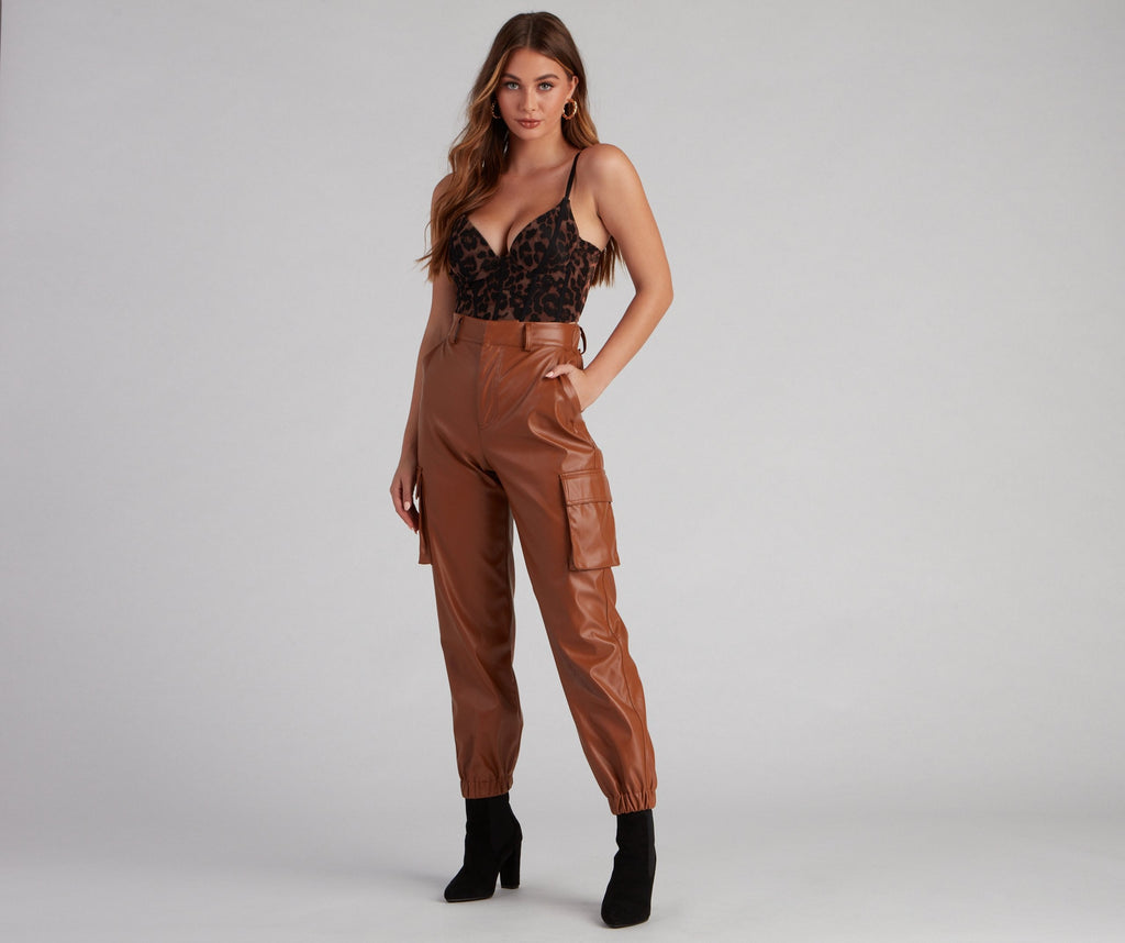 So Fierce Leopard Mesh Bustier